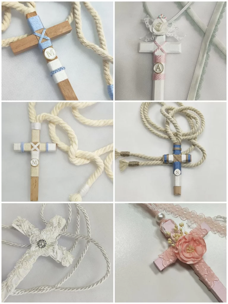 Cruces de madera para primera comunión